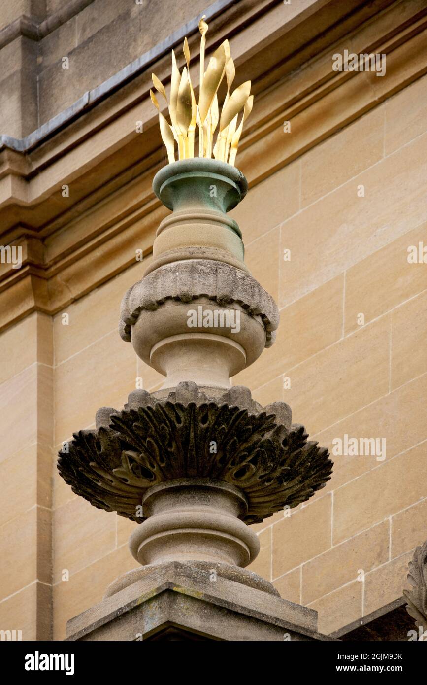 Aspect of Trinity College architecture photographed from Balliol ...