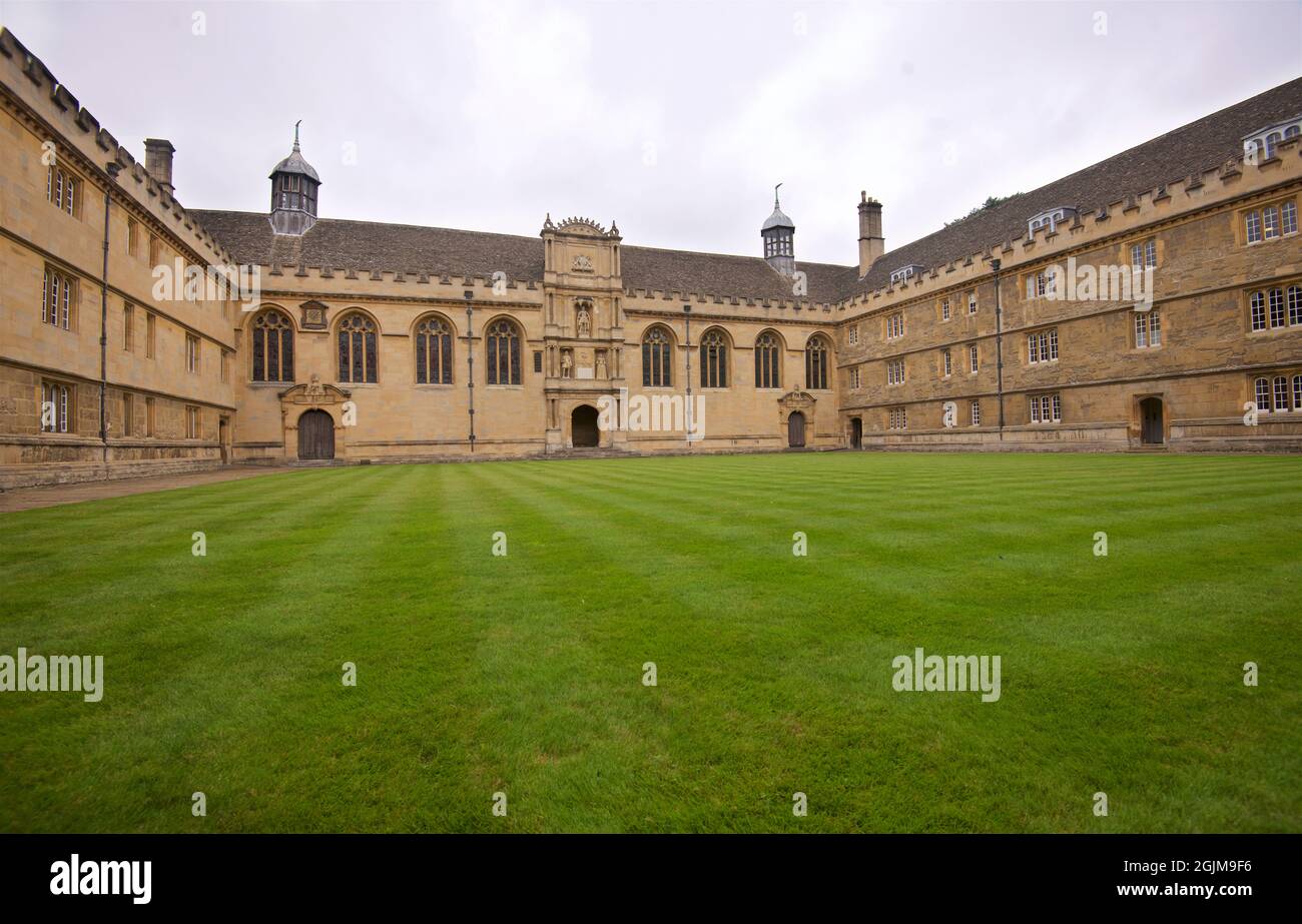 Front Quad, Wadham College, University of Oxford, Oxford, England, UK ...