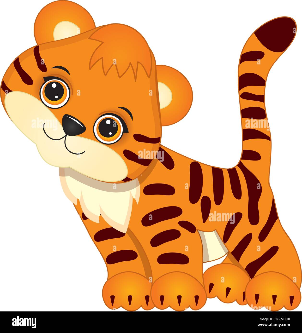 Cute Tiger Clipart