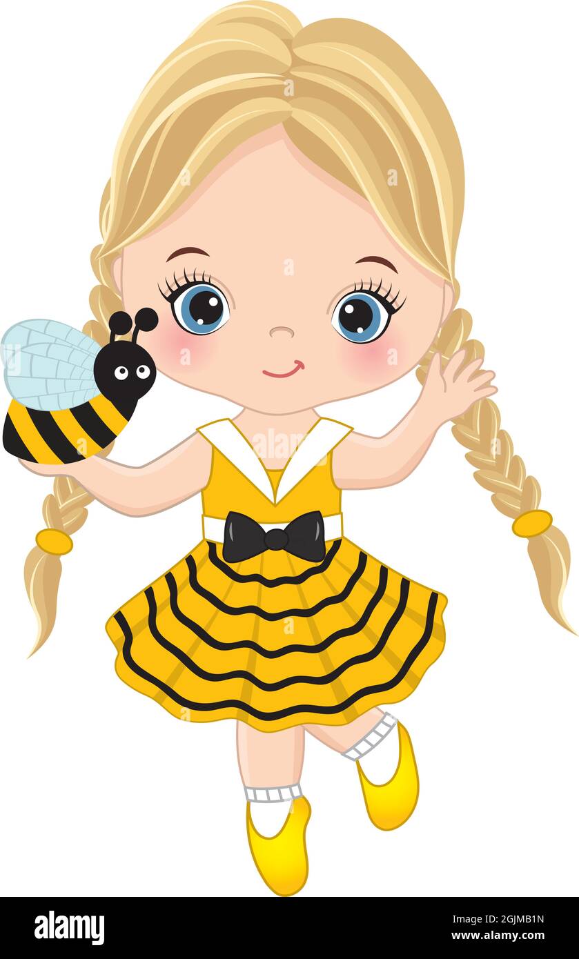 Bumble Bee Girl Clip Art