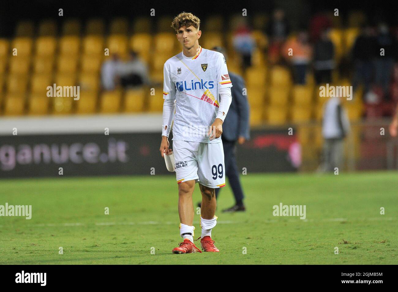 Benevento, Italy. 10th Sep, 2021. Pablo Rodriguez player of Lecce ...