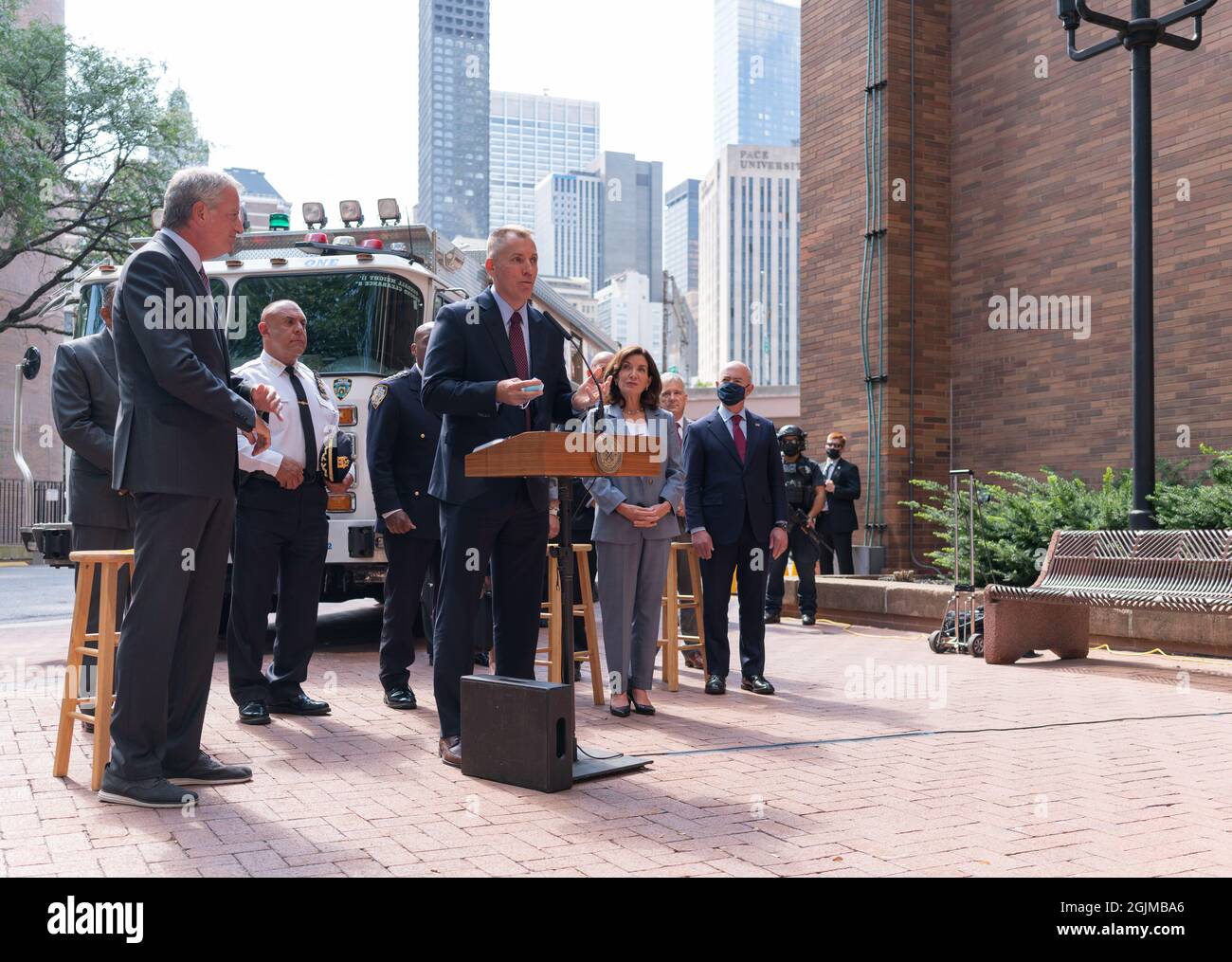 New York State Governor Kathy Hochul joins Department of Homeland ...