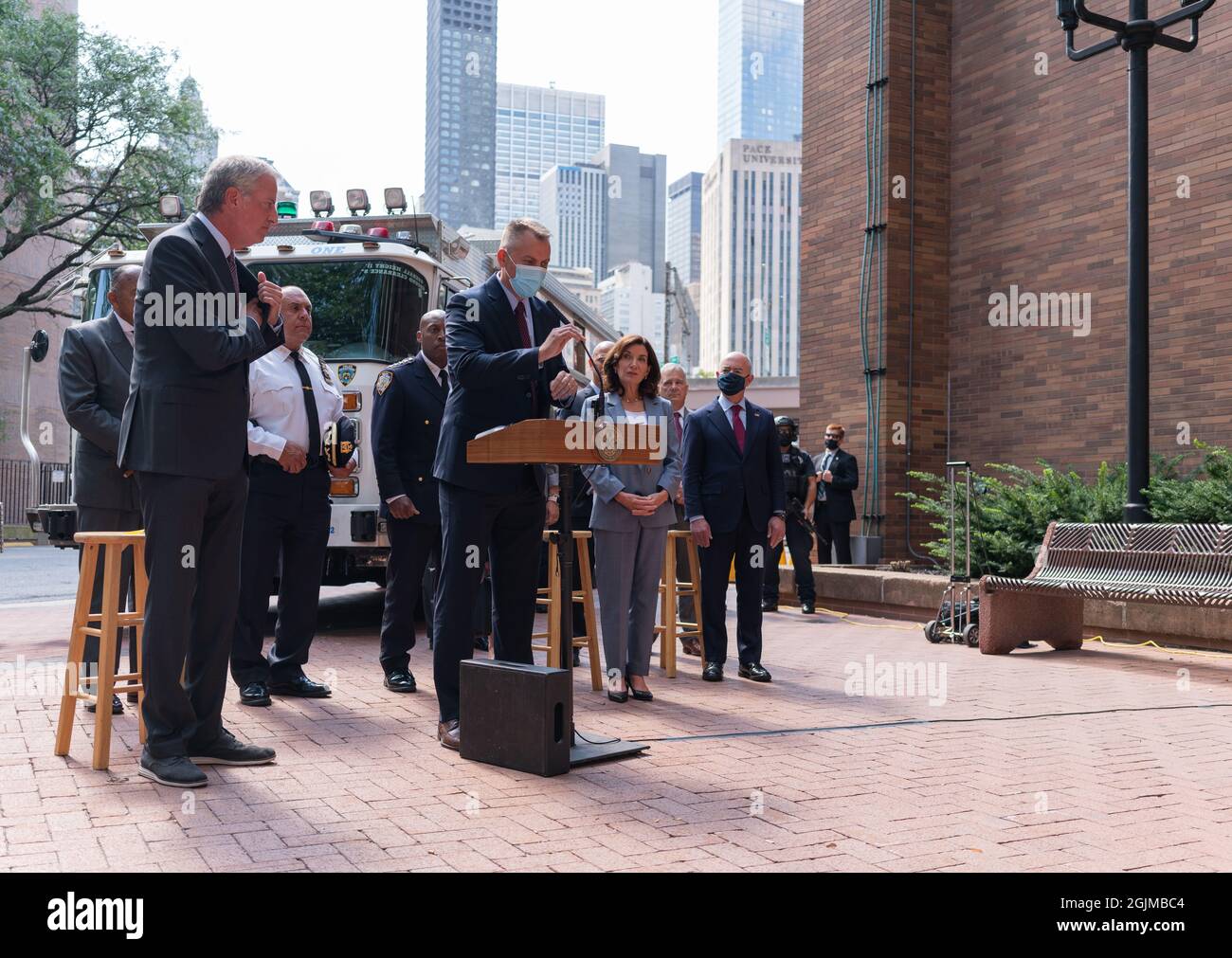 New York State Governor Kathy Hochul joins Department of Homeland ...