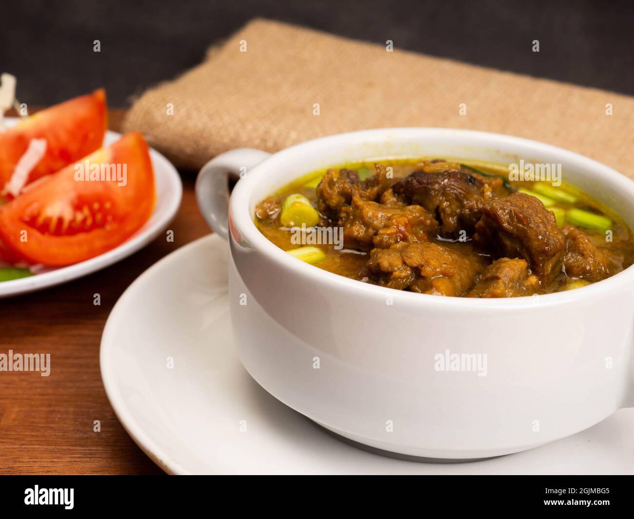 Tongseng, one of traditional food from Indonesia that made from goat or ...