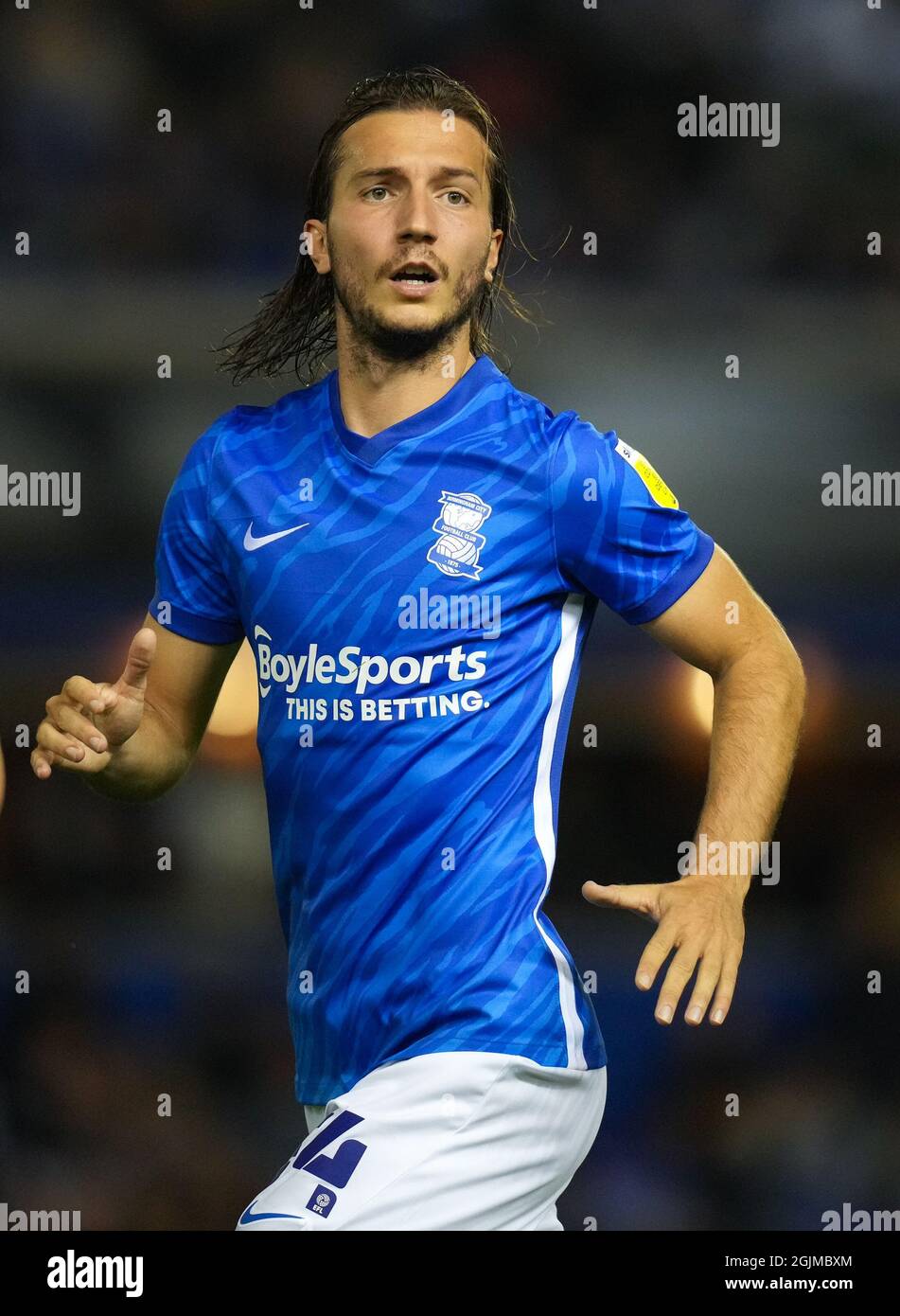 Birmingham, UK. 10th Sep, 2021. Ivan Sunjic of Birmingham City during ...