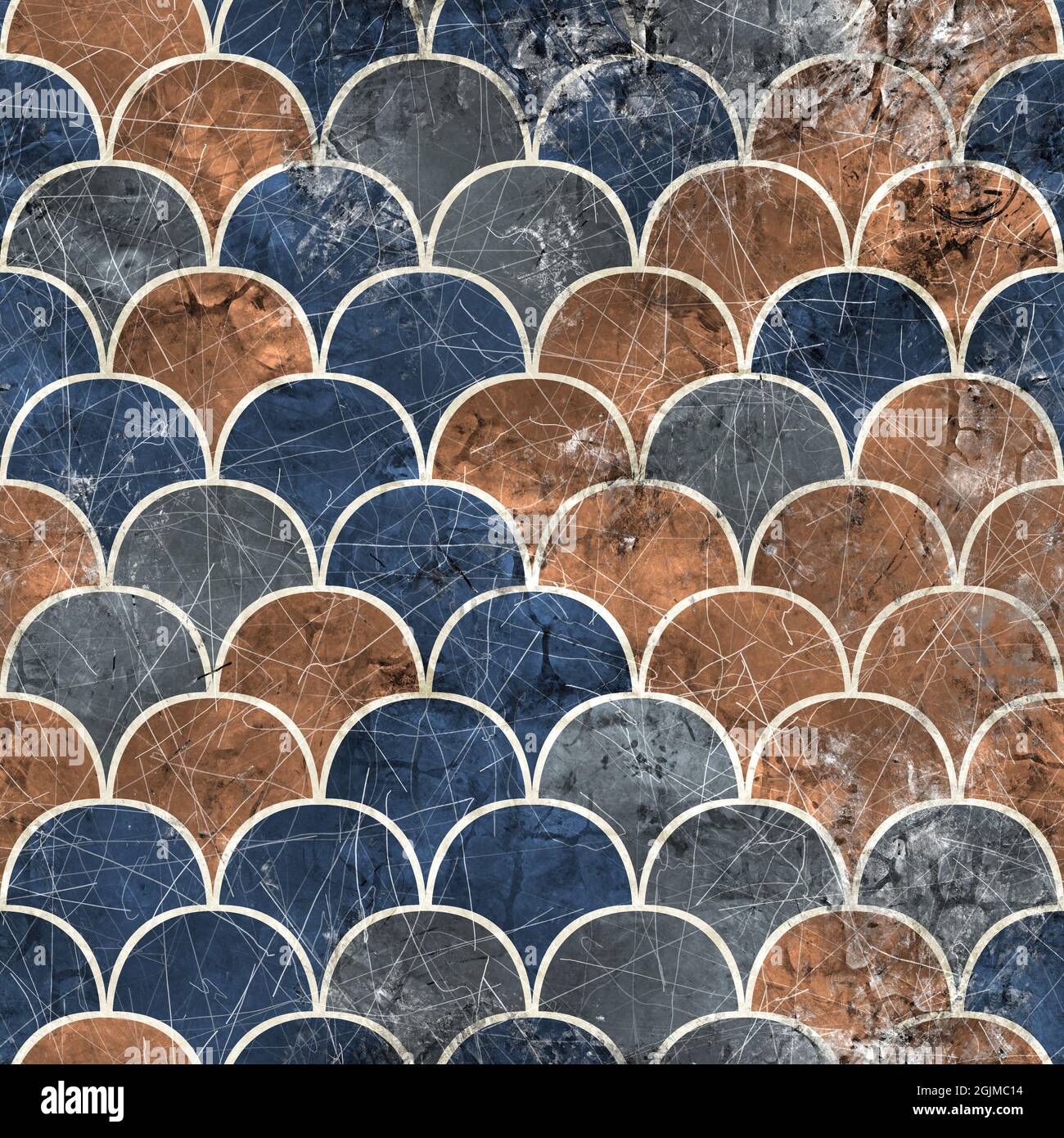 Seamless Moroccan Tile Mosaic Grungy Pattern for Surface Print Stock ...