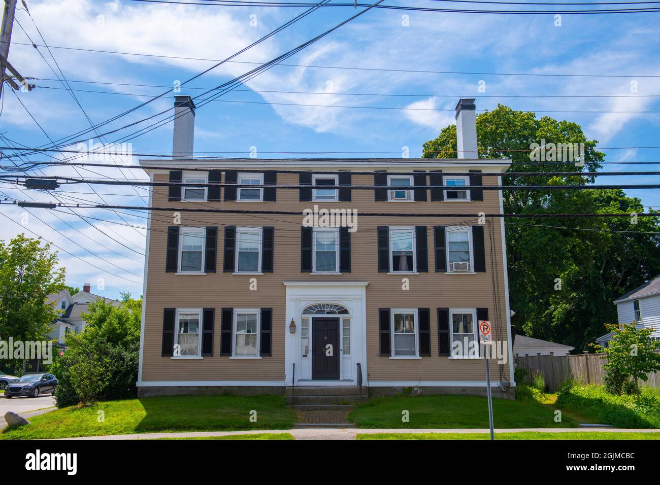 Dennen House at 66 Front Street in historic town center of Exeter, New ...