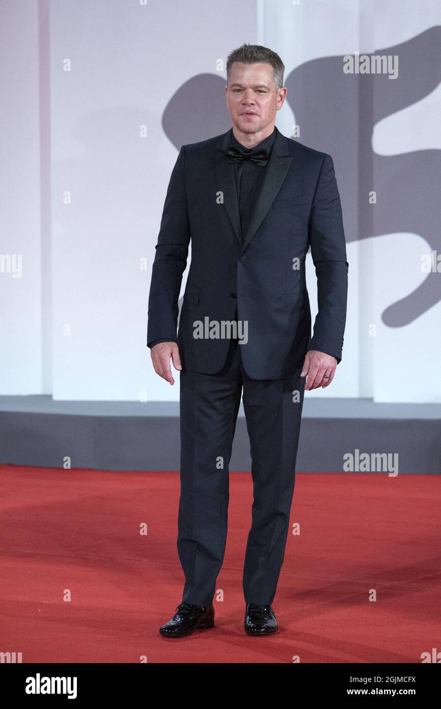 Venice, Italy. 10th Sep, 2021. Matt Damon attending The Last Duel ...