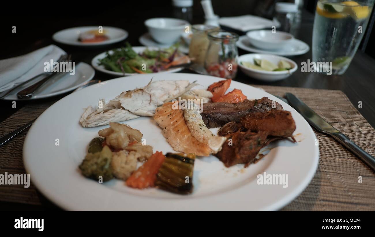 Full Diet Hotel Buffet All You Can Eat Sit down Dining Bangkok Thailand ...