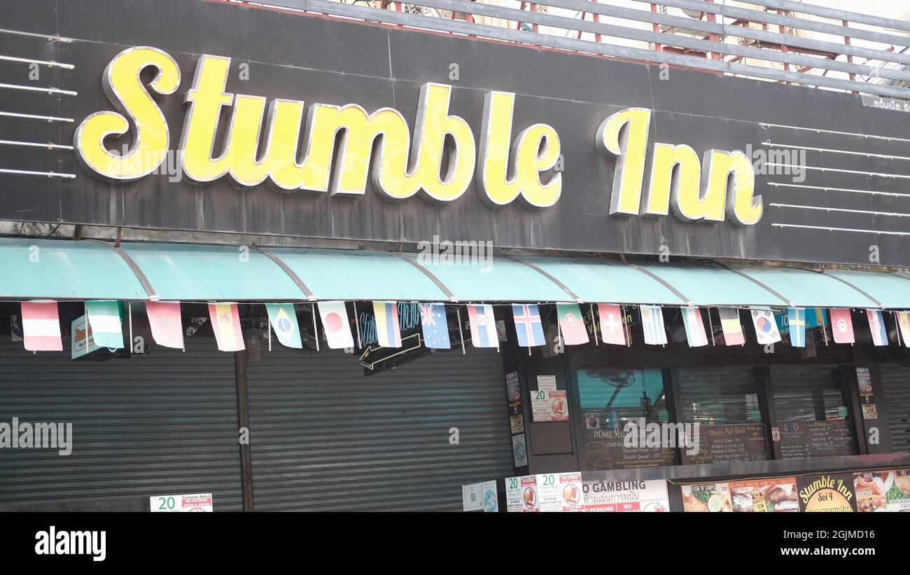 Stumble Inn Pandemic Lockdown Shutdown of Nana Plaza Area September ...