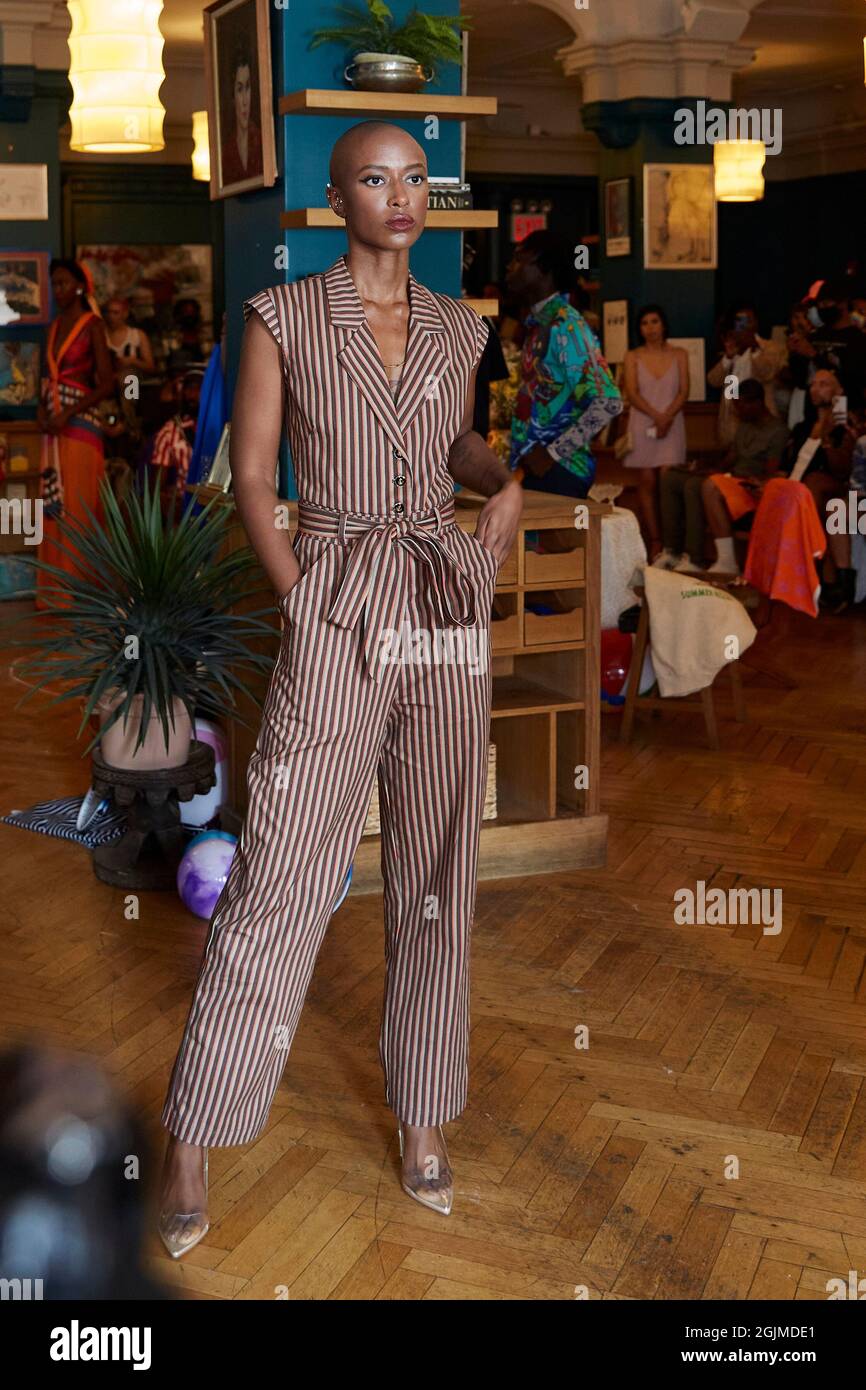 New York, USA. 10th Sep, 2021. House of Aama presents Spring/Summer 22 ...