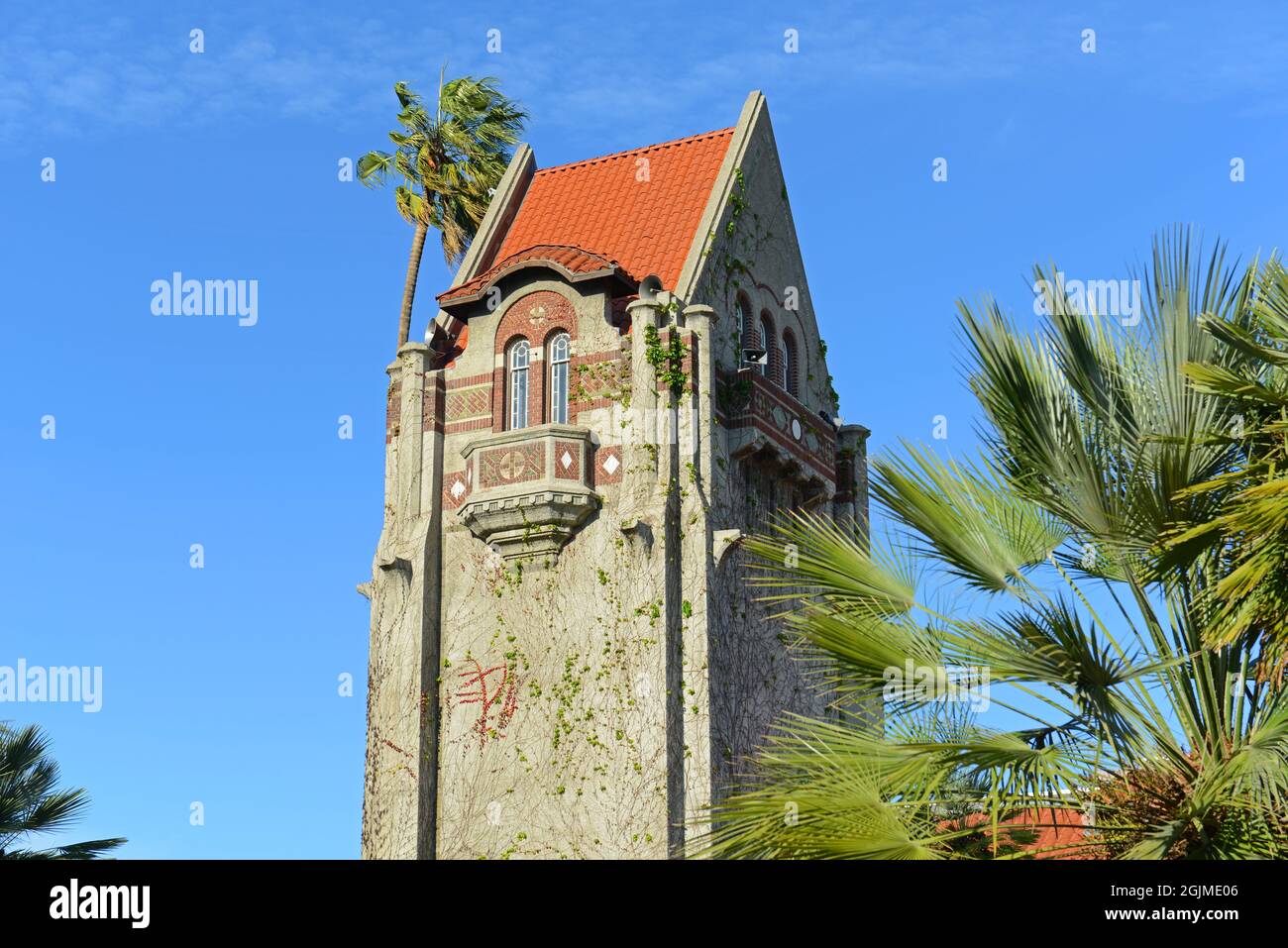 Historic Tower Hall at San Jose State University campus in downtown San ...