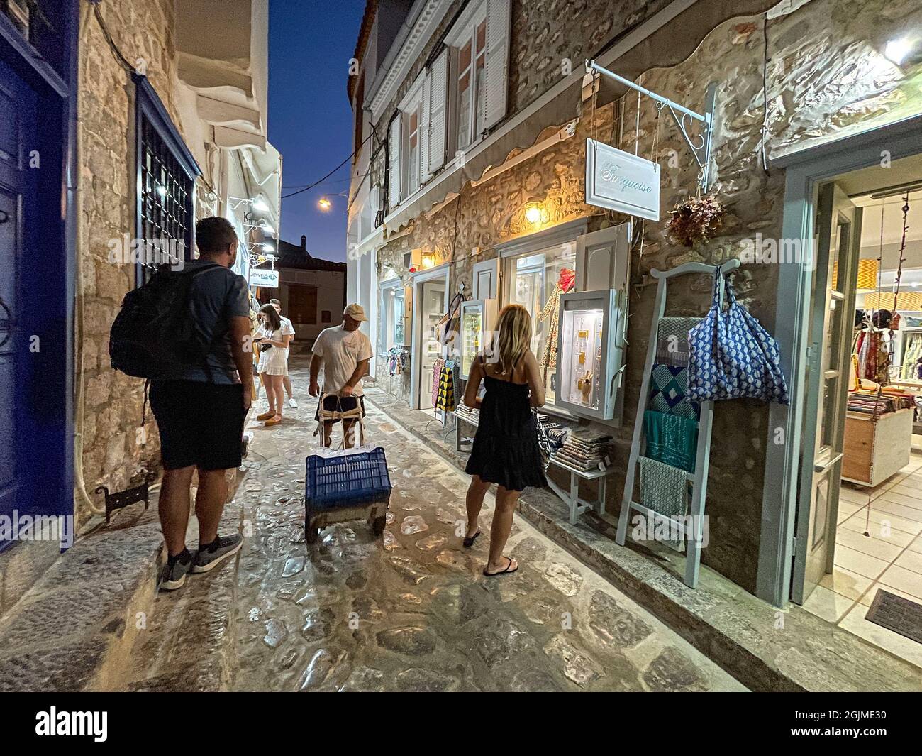 Hydra greece walking hi-res stock photography and images - Alamy