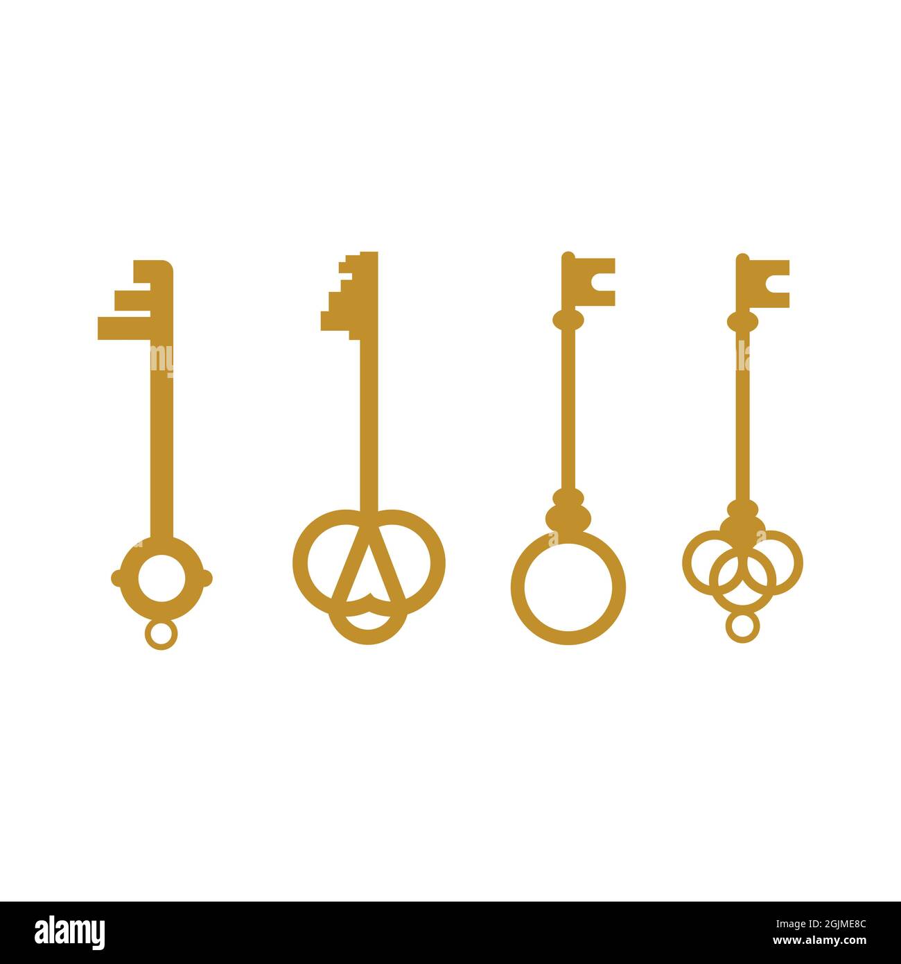 Key icon vector illustration design template Stock Photo - Alamy