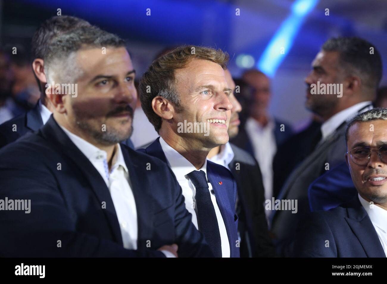 Paris, France. 10th Sep, 2021. Emmanuel Macron during the La Conquete ...