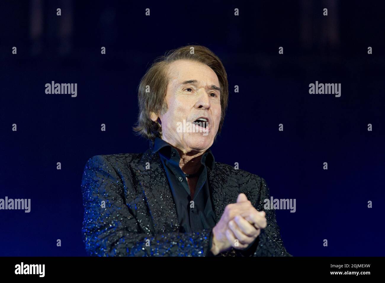 Valencia, Spain. 10th Sep, 2021. The Spanish singer, Raphael performs ...