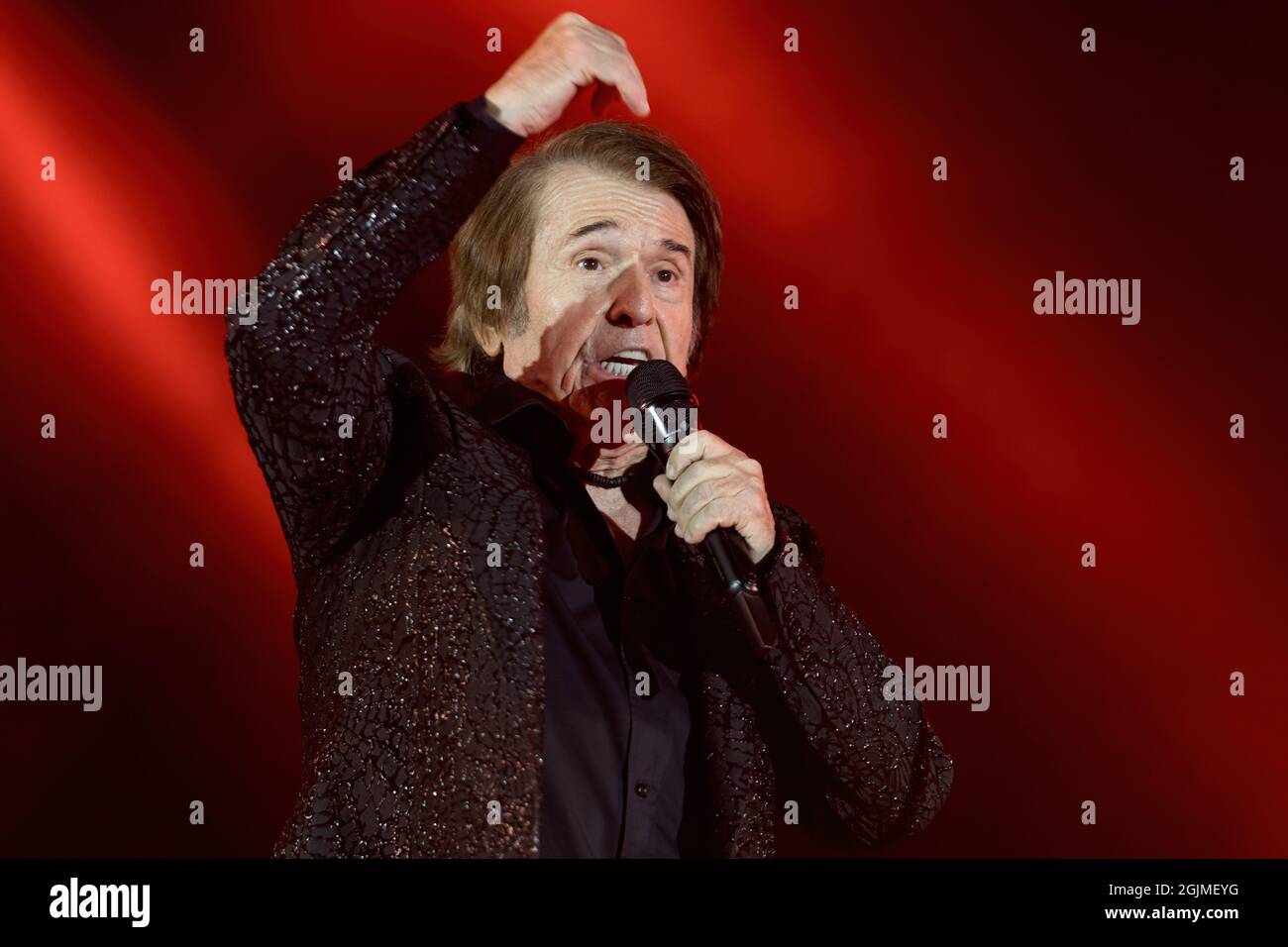 Valencia, Spain. 10th Sep, 2021. The Spanish singer, Raphael performs ...