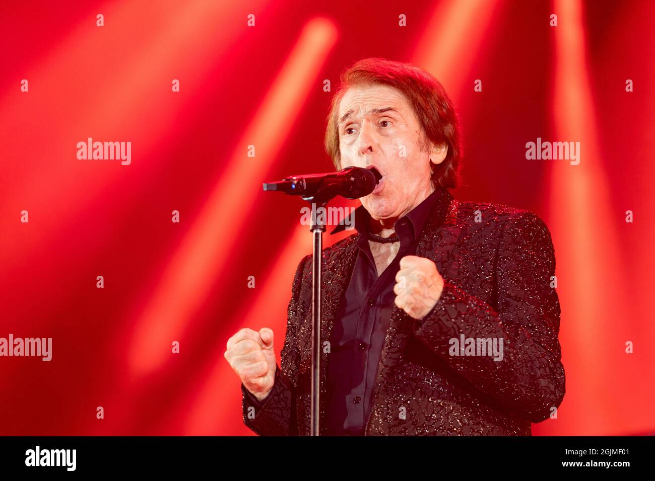Valencia, Spain. 10th Sep, 2021. The Spanish singer, Raphael performs ...