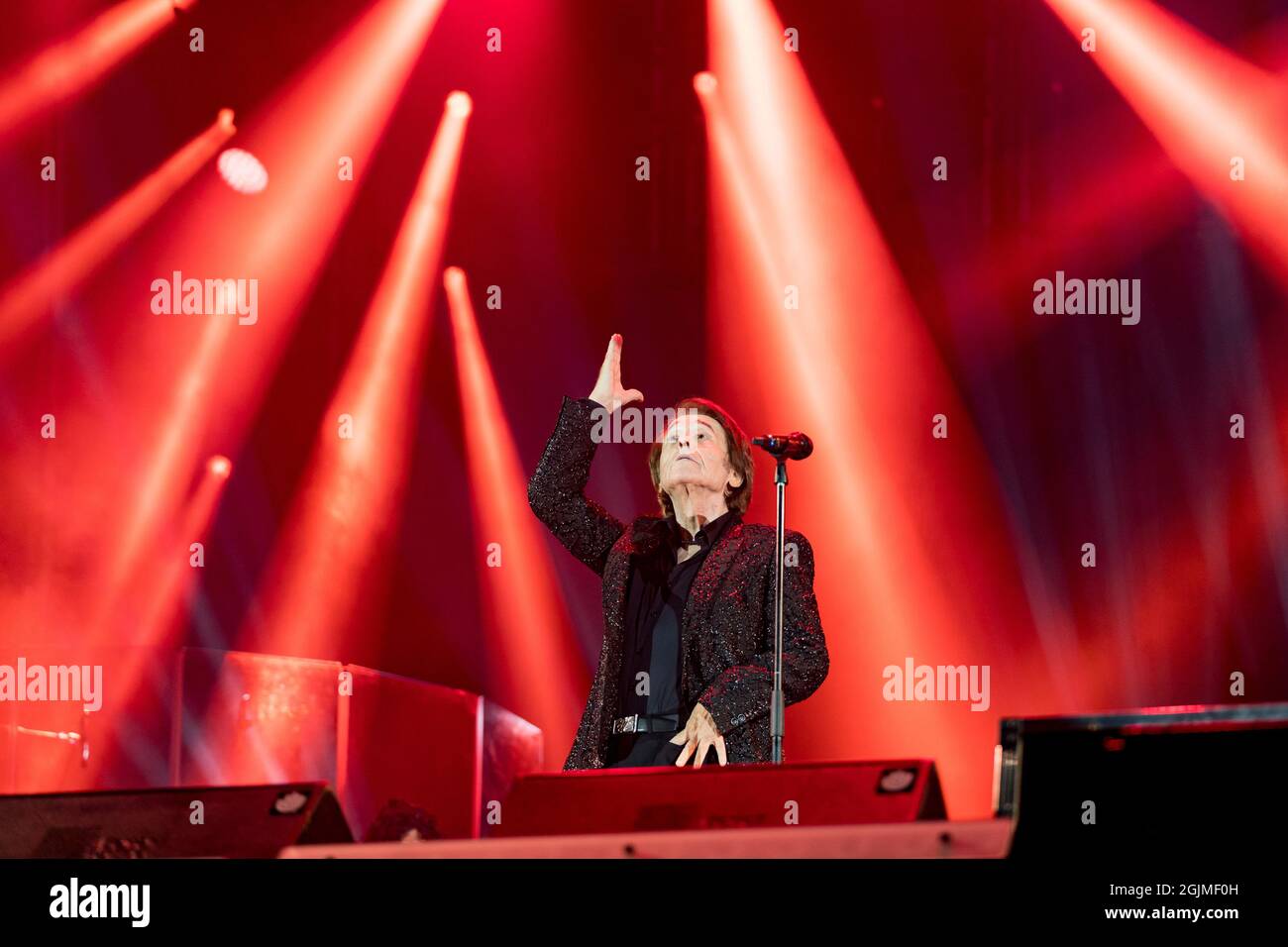 Valencia, Spain. 10th Sep, 2021. The Spanish singer, Raphael performs ...