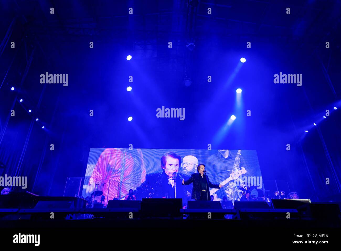 Valencia, Spain. 10th Sep, 2021. The Spanish singer, Raphael performs ...