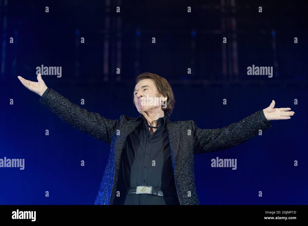 Valencia, Spain. 10th Sep, 2021. The Spanish singer, Raphael performs ...