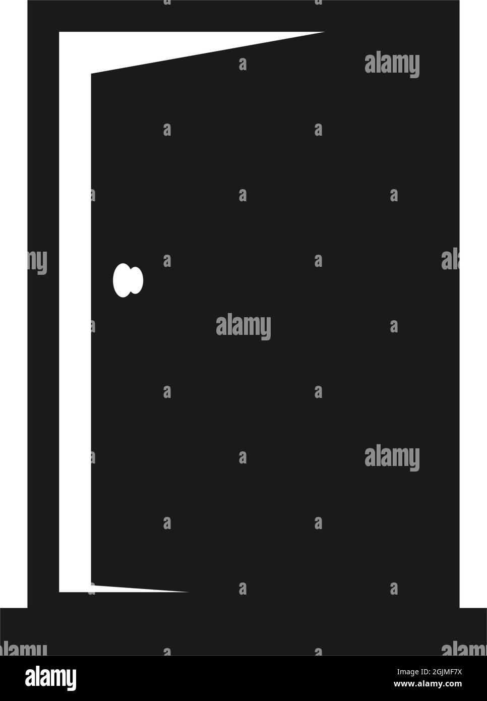 Front entrance door sign logo Black and White Stock Photos & Images - Alamy