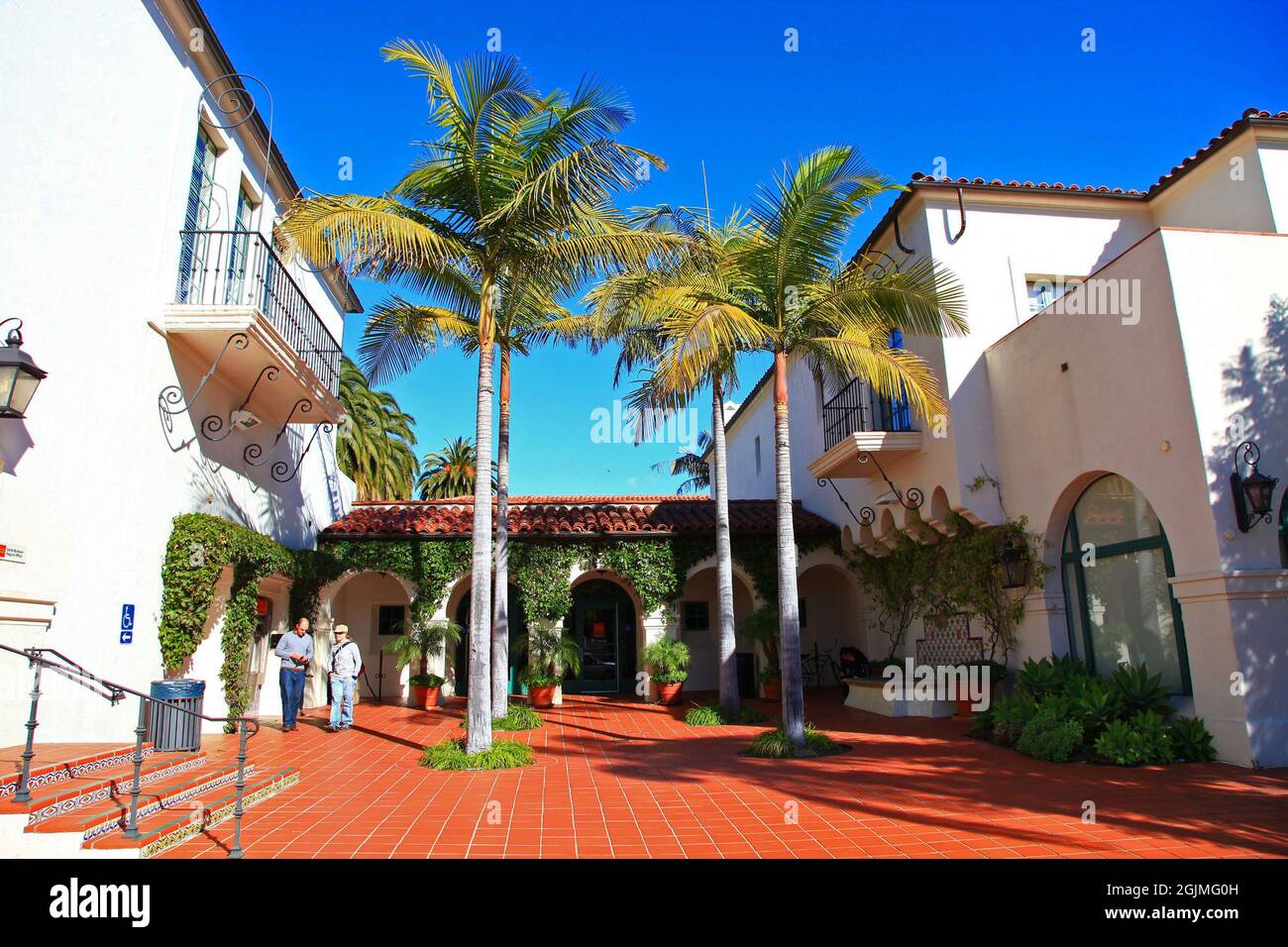Santa Barbara County Courthouse is a Spanish Colonial Revival style ...