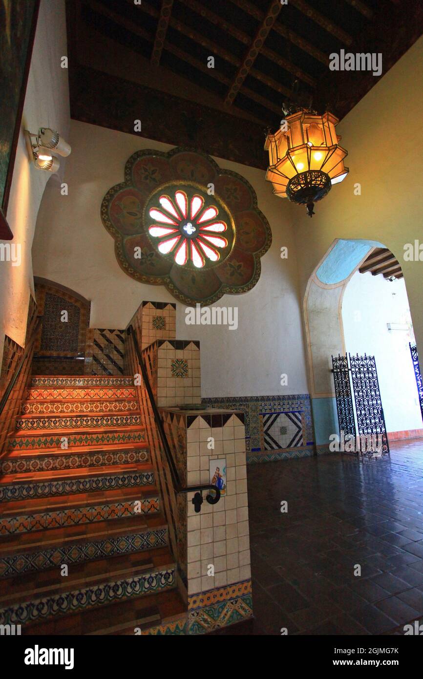 Santa Barbara County Courthouse is a Spanish Colonial Revival style ...