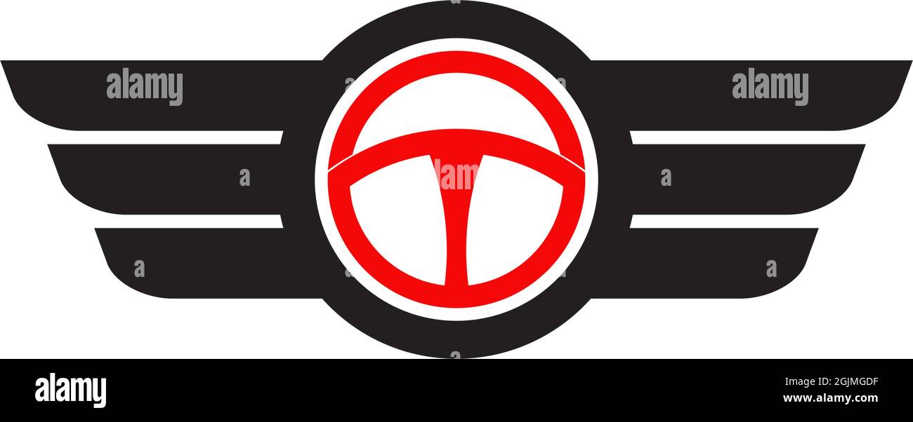 Car steering wheel logo Stock Vector Images - Alamy