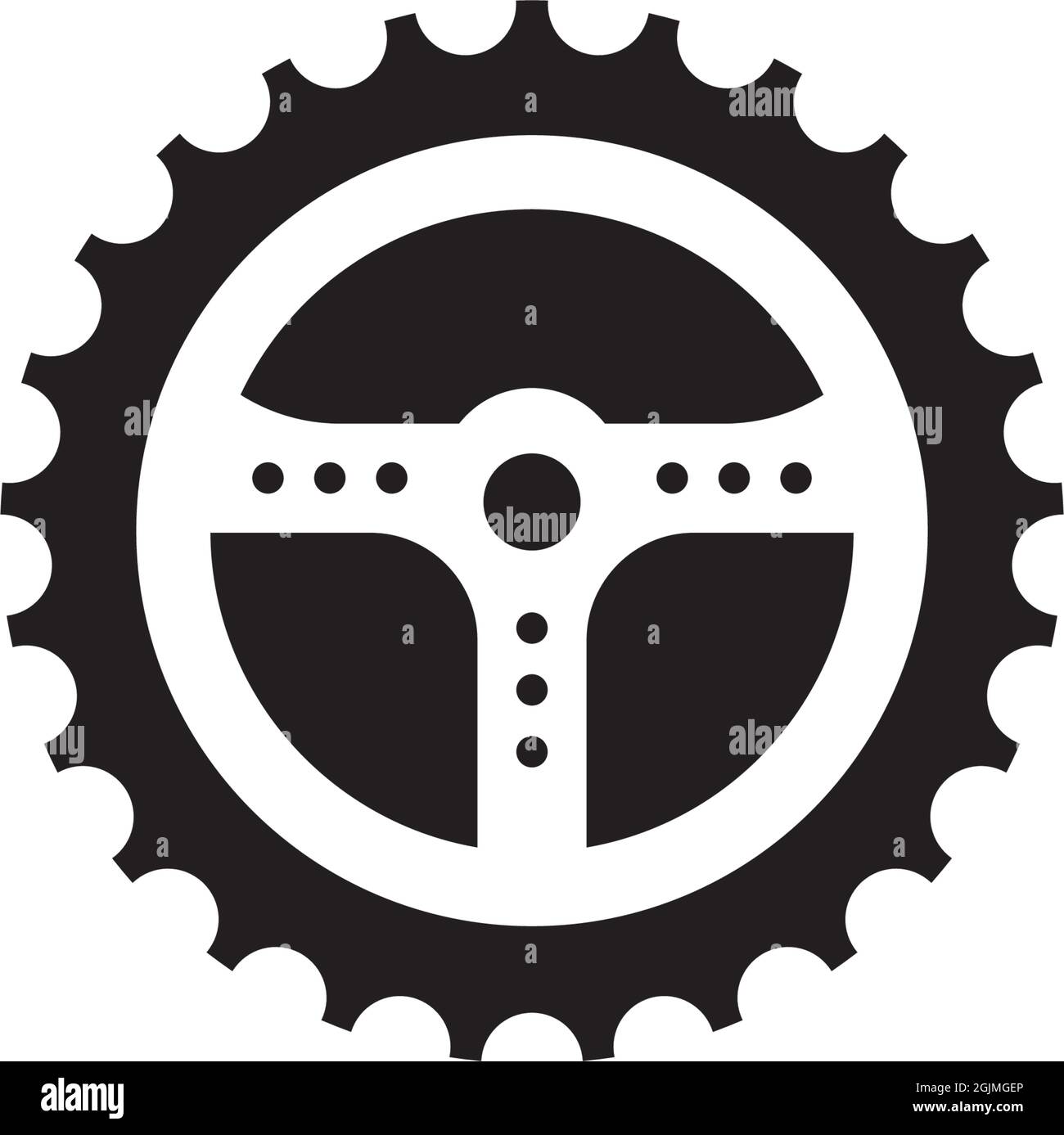 Car steering icon logo design vectortemplate Stock Vector Image & Art ...
