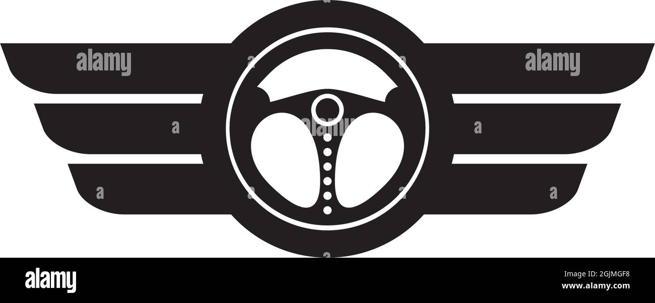 Car steering icon logo design vectortemplate Stock Vector Image & Art ...