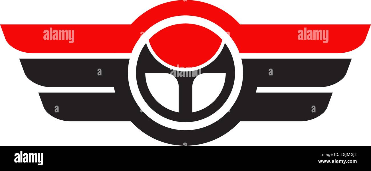 Car steering icon logo design vectortemplate Stock Vector Image & Art ...