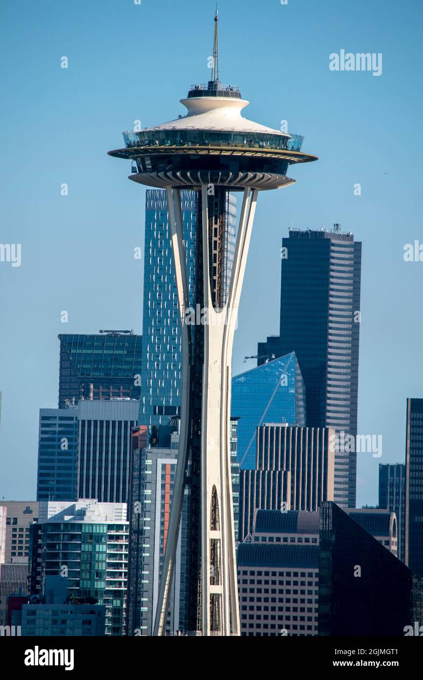 The Space Needle is a prominent feature of the Seattle skyline and was ...