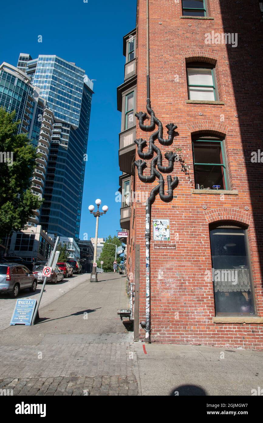 Downtown Seattle is a beautiful place for some urban hiking Stock Photo ...