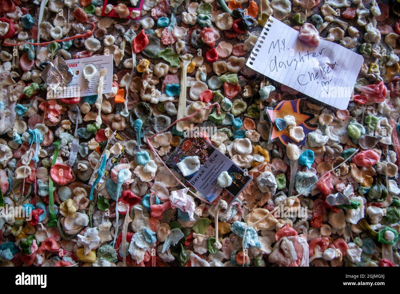 The Great Gum Wall of Seattle is an alley near Pike Place Market in ...