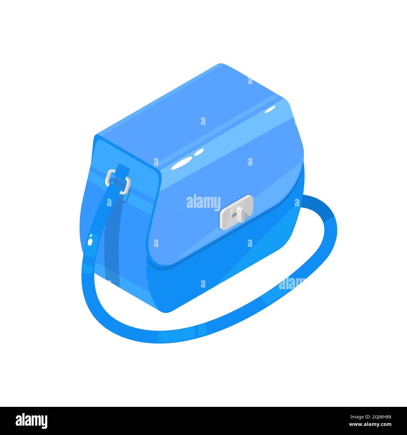 Bag in isometric style Cut Out Stock Images & Pictures - Alamy