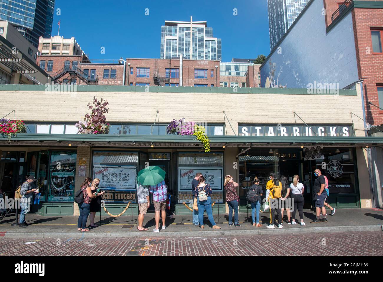 Pikes Place Market is a famous farmers market in downtown Seattle ...