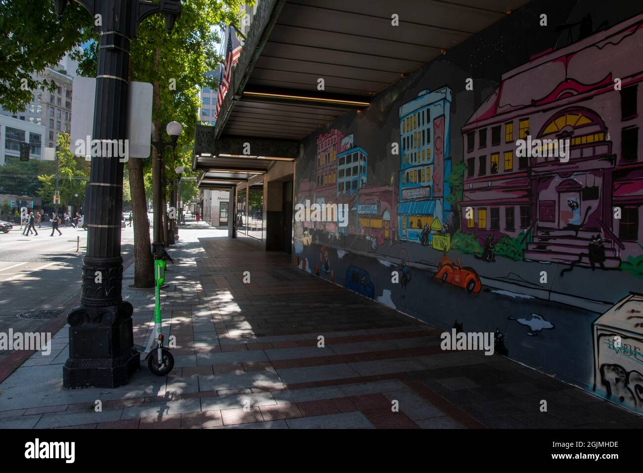 Downtown Seattle is a beautiful place for some urban hiking Stock Photo ...
