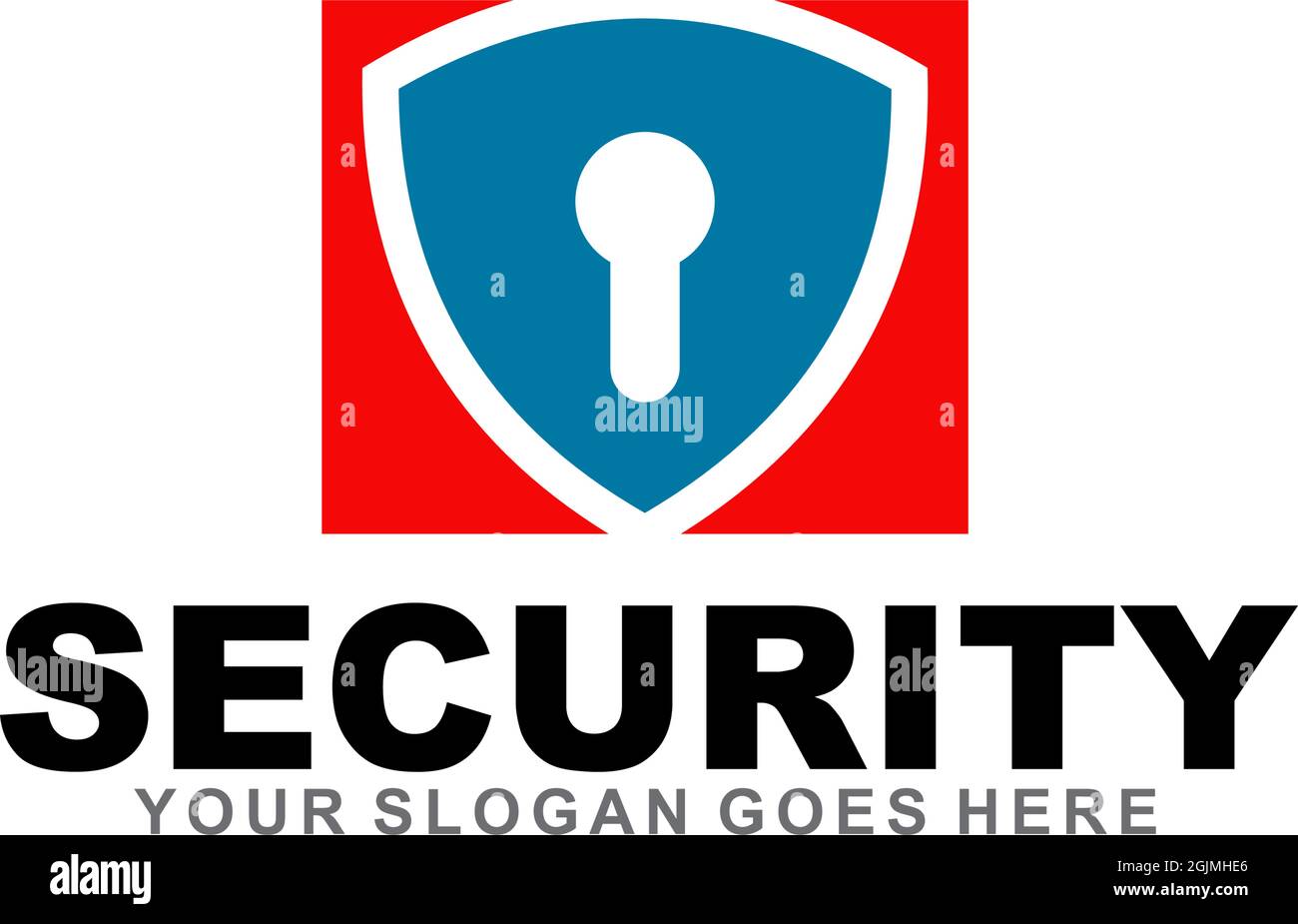 Security management company logo design vector illustration template ...
