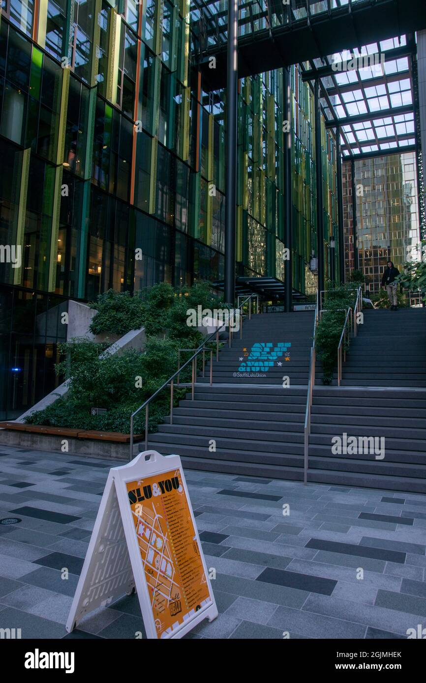 Downtown Seattle is a beautiful place for some urban hiking Stock Photo ...