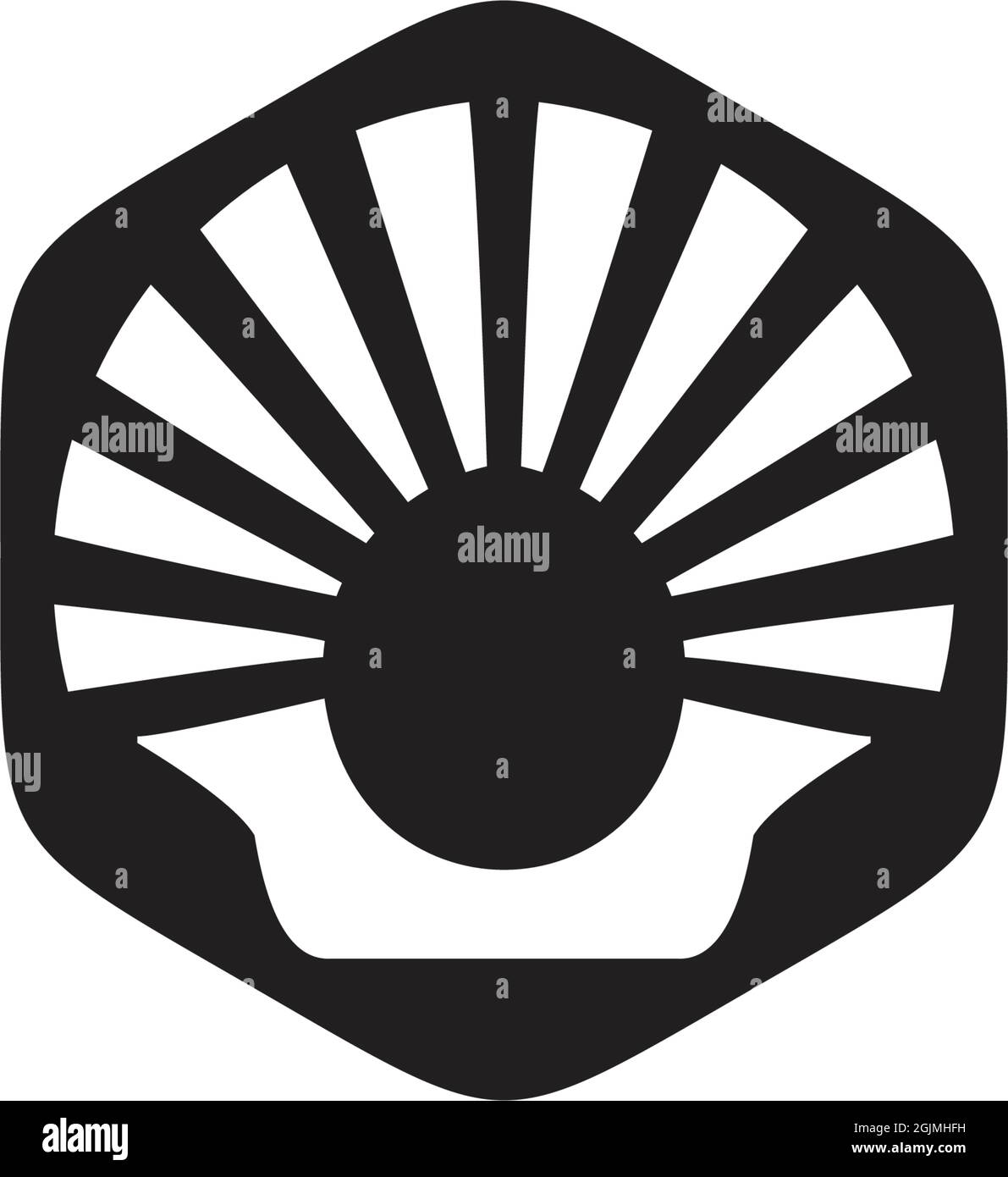 Shell icon logo design vector illustration template Stock Vector Image ...