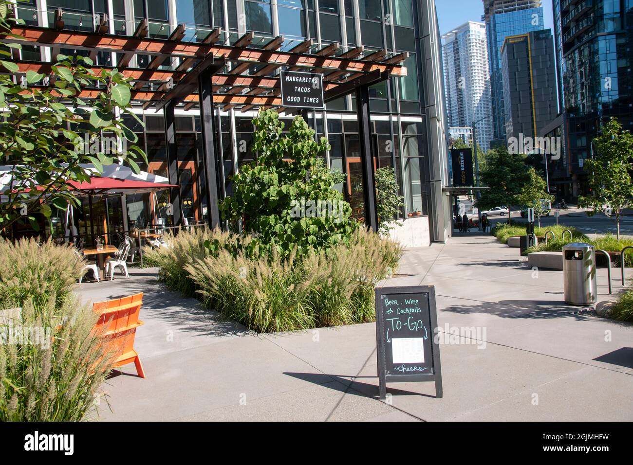 Downtown Seattle is a beautiful place for some urban hiking Stock Photo ...