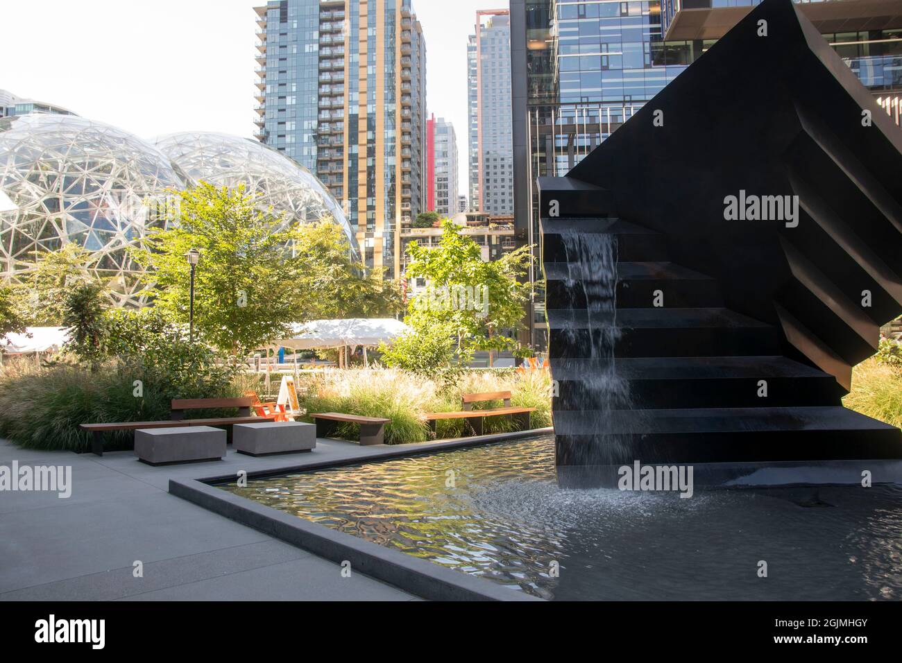 Downtown Seattle is a beautiful place for some urban hiking Stock Photo ...