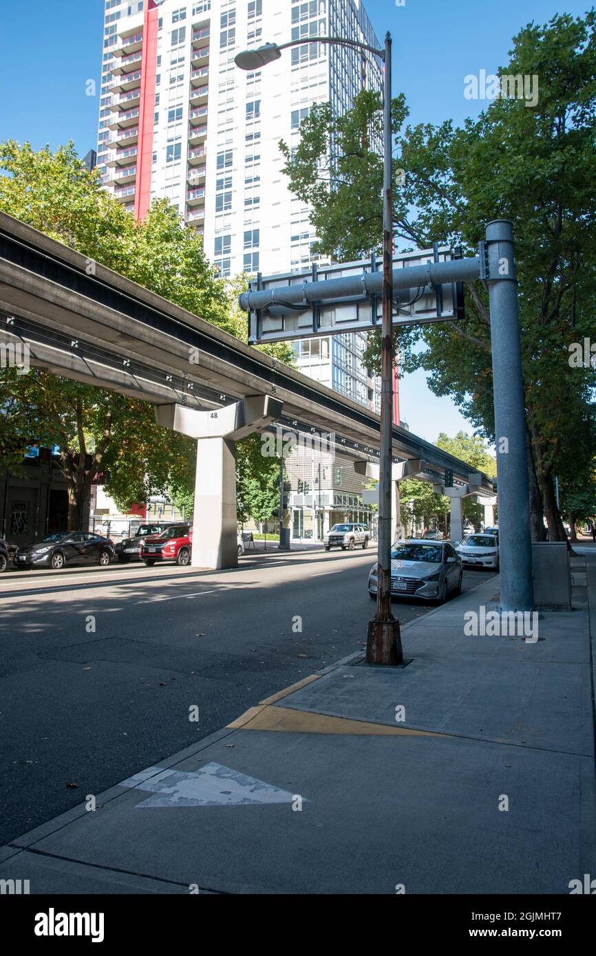 Seattle downtown alleyway hi-res stock photography and images - Alamy
