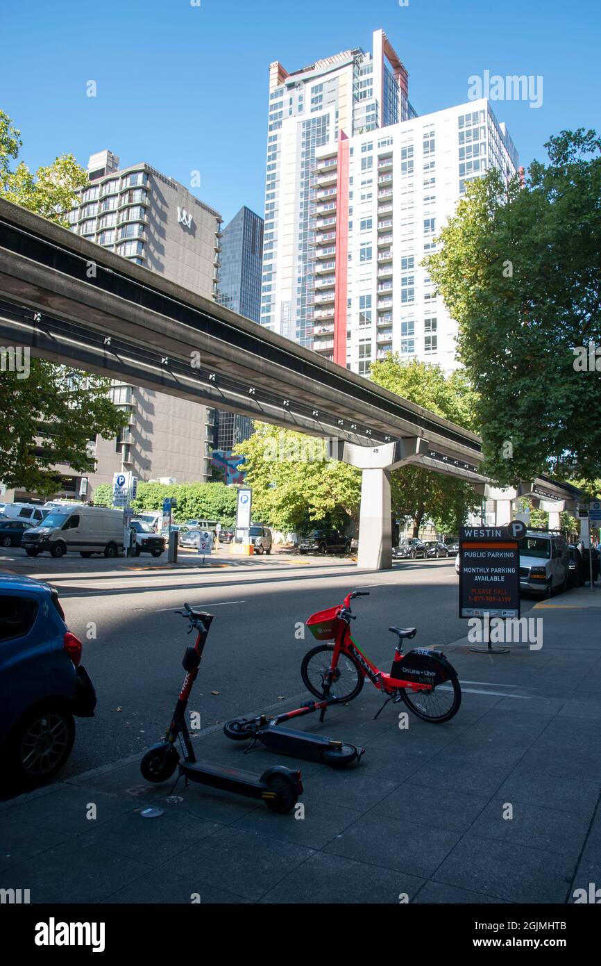 Seattle downtown alleyway hi-res stock photography and images - Alamy