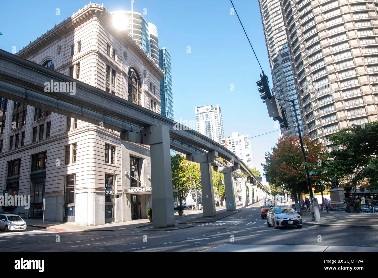 Seattle downtown alleyway hi-res stock photography and images - Alamy