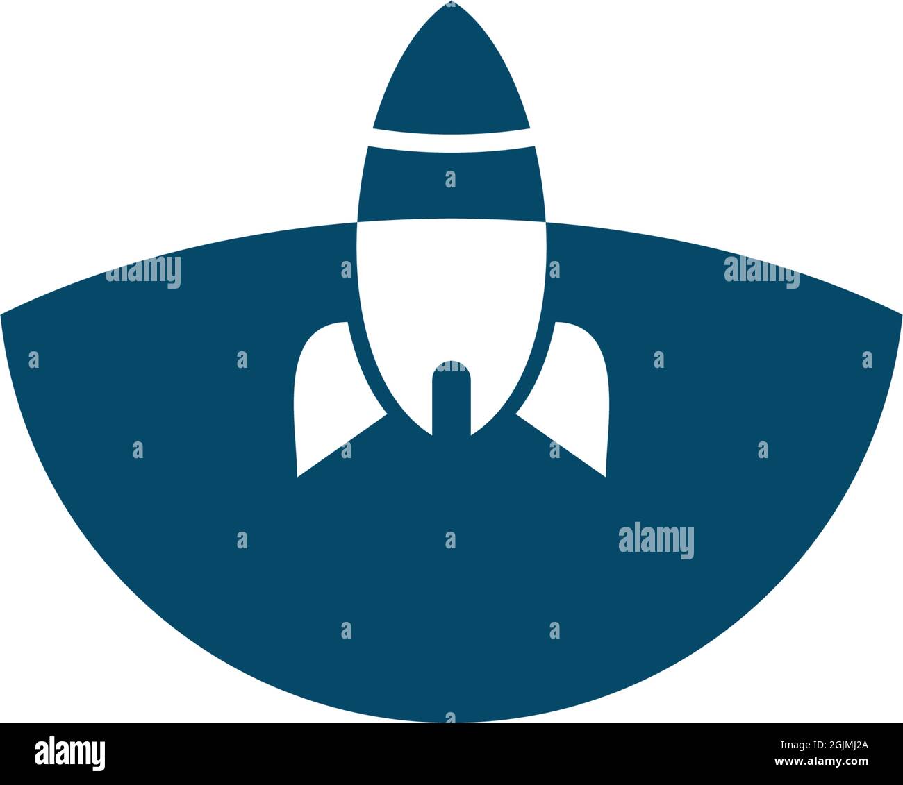 Rocket icon logo design illustration vector template Stock Vector Image ...