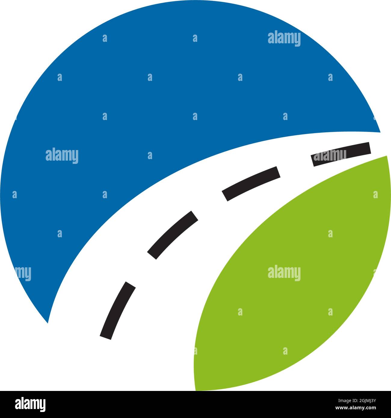Road construction company logo design vector illustration template ...