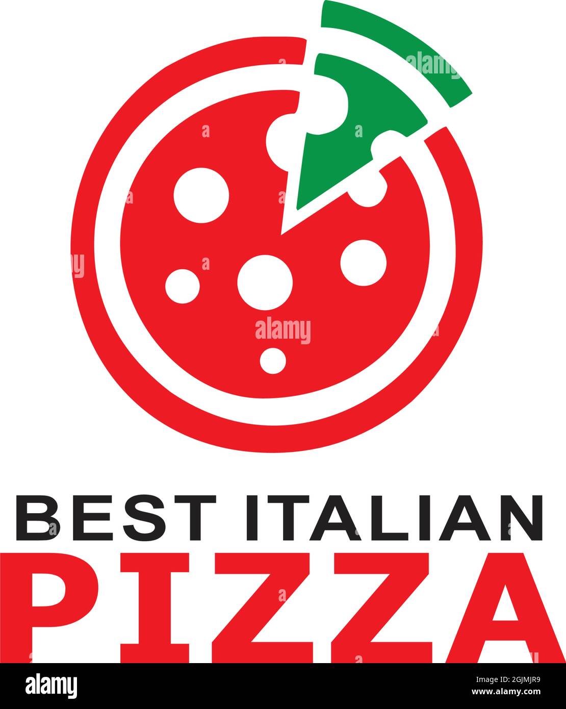 Pizza restaurant logo icon design vector template Stock Vector Image ...