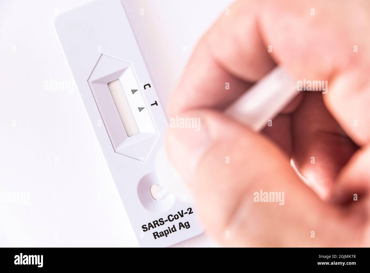 COVID-19 Antigen Test Self-Test Kit, sale in Drugstore. test device ...